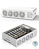VTRETU GPU Complete Mining Rig Case with 8 GPU Mining Motherboard and ...