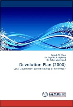 Devolution Plan (2000): Local Government System Revived or Reformed ...