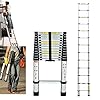 Telescoping Ladder 16FT Extension Ladders for Home, Aluminum Telescopic ...