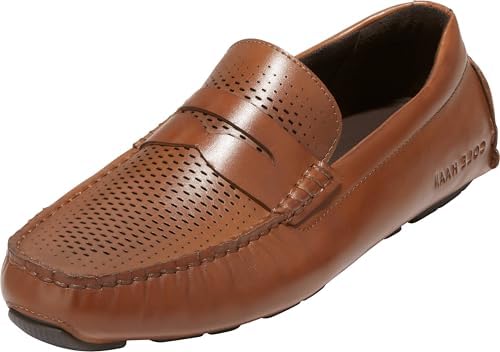 Cole Haan Men's Grand Laser Penny Driver Driving Style Loafer, British ...