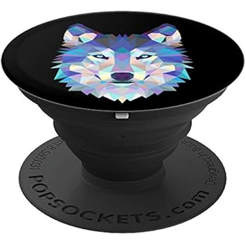 Amazon.com: Cool Wolf Face Pattern Animal Black Blue Mens Boys Design ...