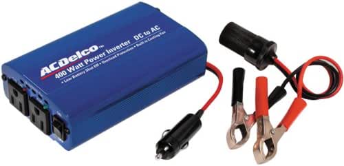 Amazon.com: ACDelco 59-204 400 Watt Power Inverter With Two AC Outlets ...