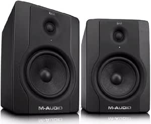 Amazon.com: M-Audio BX8 D2 8-Inch Active 2-Way Studio Monitor Speakers ...