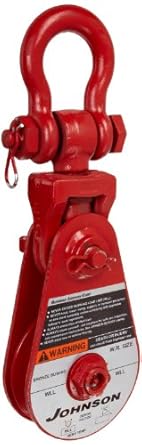 Gunnebo-Johnson SB 8S 8B S Single Sheave Snatch Block with Swivel ...