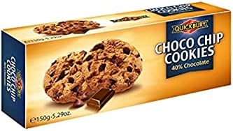 Quickbury Choco Chip Cookies with Chocolate, 150 g price in Saudi ...