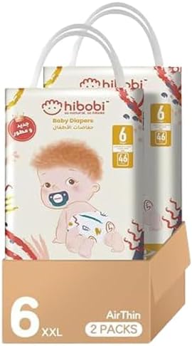 hibobi high-tech new ultra-thin soft baby size 6 XXL 2x48 diaper price ...