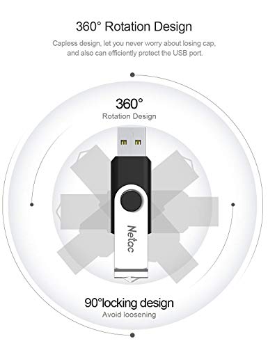 Netac 256GB USB 3.0 Flash Drive, High Speed Memory Stick Up to 90/30 MB ...