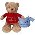Amazon.com: Gracewaters Christian Teddy Bear with 2 Religious Shirts ...