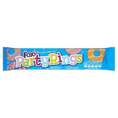 Fox's Party Rings Biscuits, 125g: Amazon.co.uk: Grocery