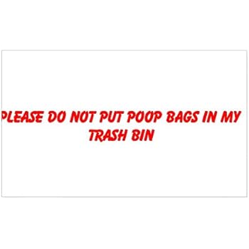 Amazon.com: no dog poop' stickers - Sticker Graphic - Beware of Dog ...