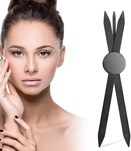 ELECDON Eyebrow Stencil Ruler, Three-Point Positioning Permanent Makeup ...