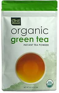 Amazon.com : ONE ORGANIC Instant Tea Powder (Green) – 4.4 oz. – 125 ...