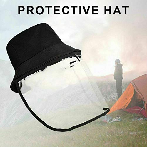 OWSEN Healthy Protection Bucket Hat With Face Shield Dustproof Hat ...