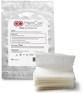 Amazon.com: HemCon, ChitoGauze, Hemostatic Dressing for Severe Wounds ...