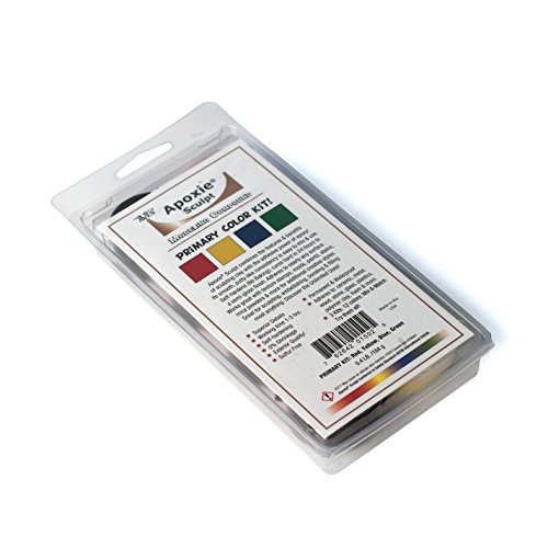 Apoxie Sculpt Color Kit - Primary Colors (Red, Blue, Yellow, Green) in ...