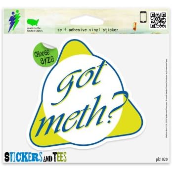 Amazon.com: Got Meth Vinyl Car Bumper Window Sticker 2" x 2": Automotive
