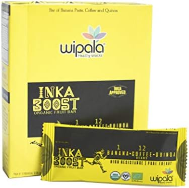 Wipala Healthy Snacks - Inka Boost - Organic Fruit Bar - Coffee | Vegan ...