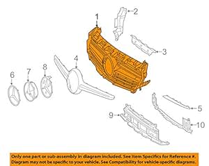 Amazon.com: Mercedes OEM 17-18 CLA250 Front Bumper-Grille Assembly ...