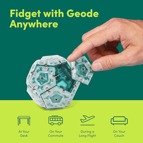 Speks Geode Sphere Magnetic Fidget Toy for Adults | Quiet Adult Sensory Toy for Stress Relief ...