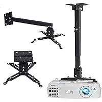 PrimeCables 2 Way Ceiling & Wall Projector Mount Bracket with ...