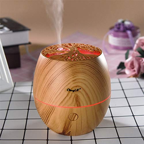 CkeyiN Small Essential Oil Diffusers 120ml Portable Aromatherapy ...