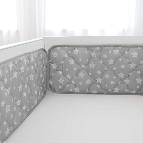 Baby Crib Pads for Standard Cribs Safe and Washable Thick Padded Crib ...