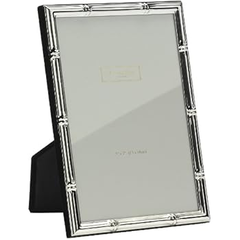 Amazon.com: Addison Ross, Photo Frame, 4x6, Silver Plate Bamboo, 4 x 6 ...
