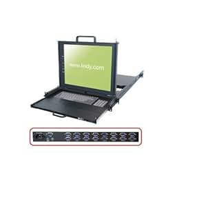 Lindy 21562 19 LCD KVM Terminal con Switch KVM 16 puertos Version fr ...