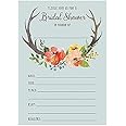 Amazon.com: DB Party Studio Boho Bridal Shower Invitations with ...