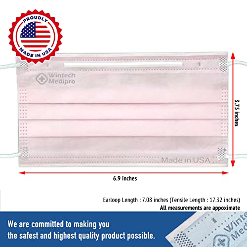 Wintech Medipro ASTM Level 2 3-Ply Disposable Face Masks PFE 99% Filter ...