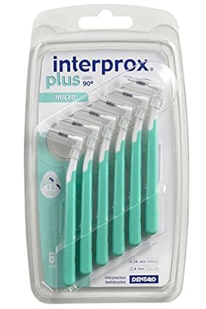 Interprox Plus Interdental Brushes Green Micro 6 pieces, pack of 3 (3x ...