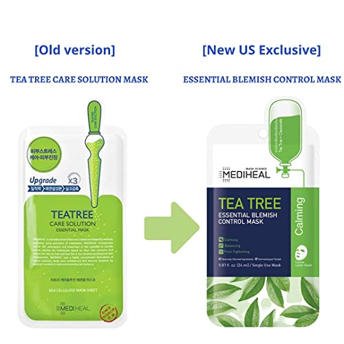 Mediheal Sheet Mask Heroes, NMF, Tea Tree, Collagen, WHP, DNA, HDP, 6 Variety Pack |Korean ...