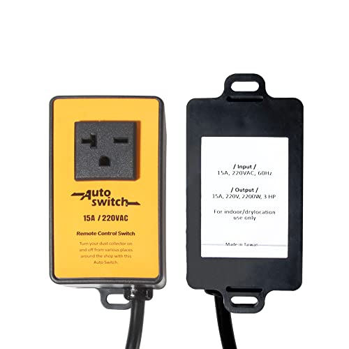 O'SKOOL 220V Wireless Remote Control Dust Collector Starter Outlet ...