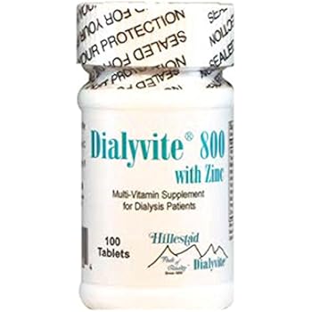 Amazon.com: Dialyvite 800 with Zinc 15 mg. - 100 Tabs (Renal Supplement ...