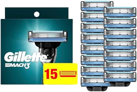 Gillette Mach3 Mens Razor Blade Refills, 15 Count price in UAE | Amazon ...