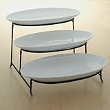 Amazon.com | CreativeWare 2-Tier Buffet Server, Includes 1 Small and 1 ...