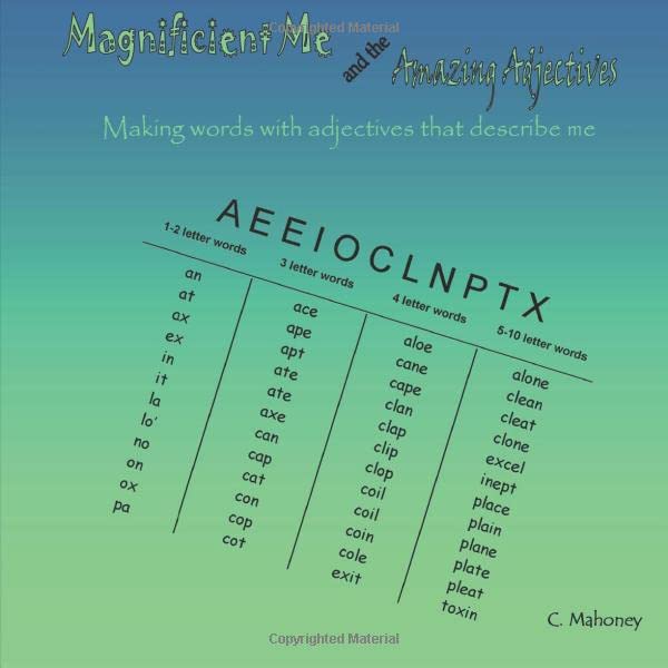 Magnificent Me and the Amazing Adjectives: Making words with adjectives ...