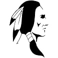 Amazon.com: Native American Indian Man - Sticker Graphic - Auto, Wall ...