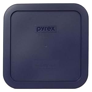 Amazon.com: Pyrex 8704-PC 6.5 Cup Blue Square Plastic Lid: Kitchen & Dining