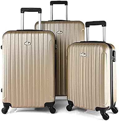 New Travel Hard Luggage Trolley Travel Bag Suitcase Lightweight 3 ...