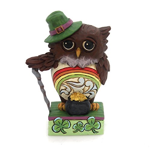 Amazon.com: Jim Shore Heartwood Creek by Enesco Mini Irish Owl Figurine ...