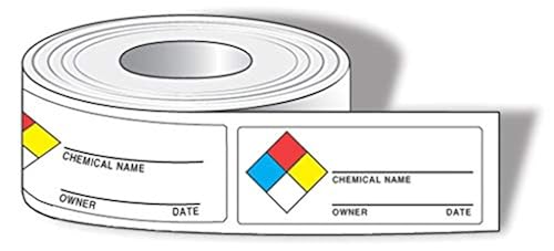 Accuform LZN602PS HAZ-COM / GHS NFPA Labels & ACC NFPA Chemical ...