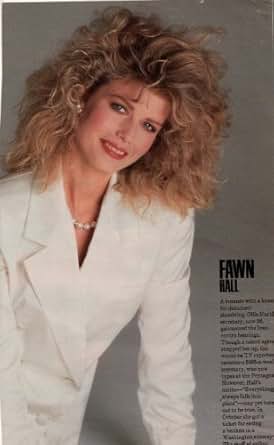 Fawn Hall Clipping Magazine photo orig 1pg 6x10 M7776 at Amazon's ...