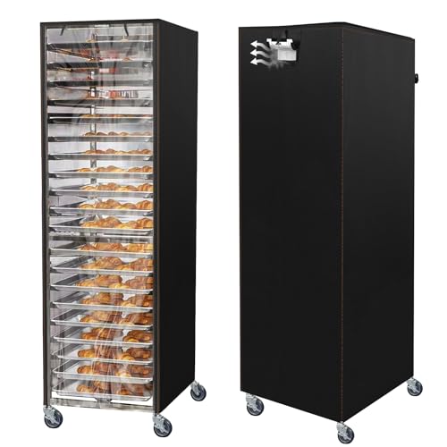 Sowokdon Bun Pan Sheet Rack Cover,Bread Speed Rack Cover,Fit 20 Tier ...