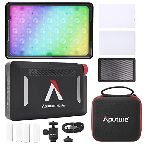 Aputure MC Pro Camera Lights,RGBWW LED Video Lights Lensed Mini LED ...