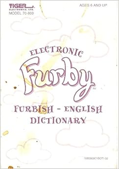 Furbish to English Dictionary (Model 70-800): Tiger Electronics Ltd ...