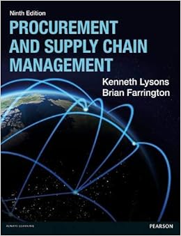 Procurement & Supply Chain Management, 9th ed.: Lysons, Kenneth ...