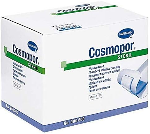 Amazon.com: HARTMANN Adhesive Dressing Cosmopore Advance 100% Cotton 2 ...