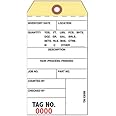 Amazon.com : INVENTORY TAGS - Two-Part Carbonless NCR, 3-1/8" x 6-1/4 ...