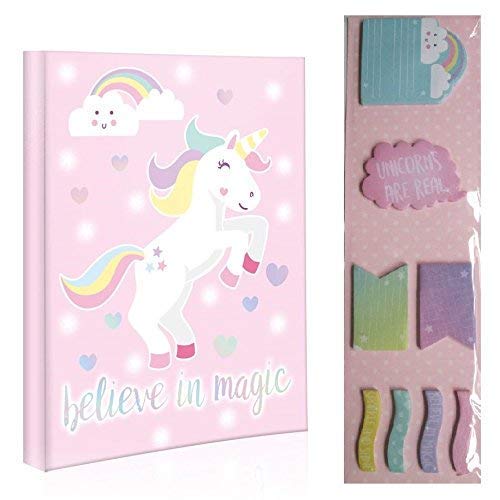 UNICORN Sticky Note Set 'Believe in Magic' - Die-Cut Sticky Notes ...